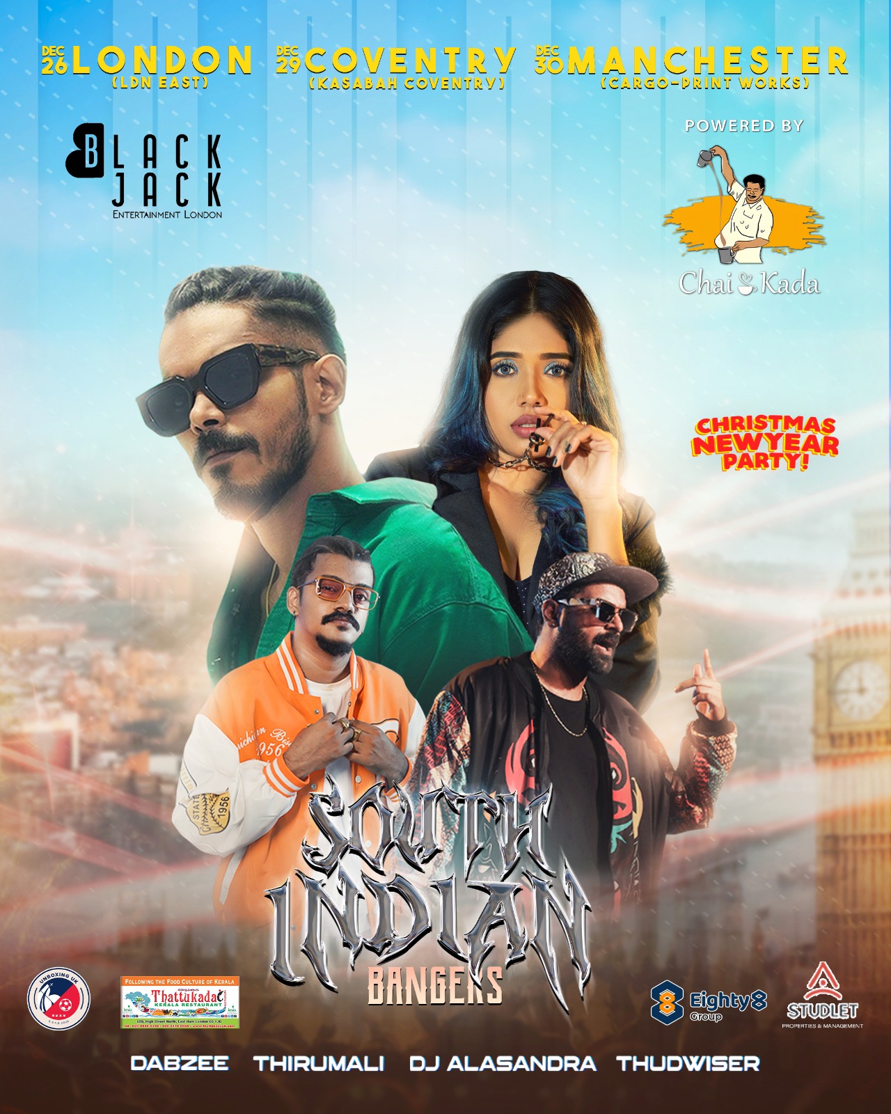 South Indian Bangers at LDN EAST , London on 26th Dec 2023 | Fatsoma