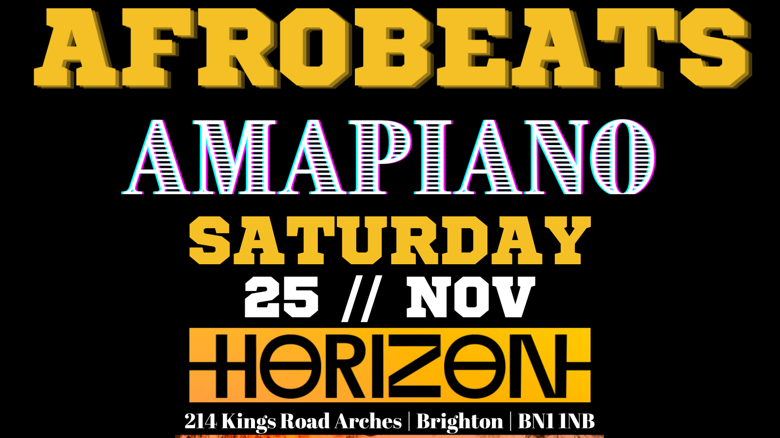 AFROBEATS AMAPIANO NIGHT. SAT 25TH NOV. // TICKET ONLY EVENT ...