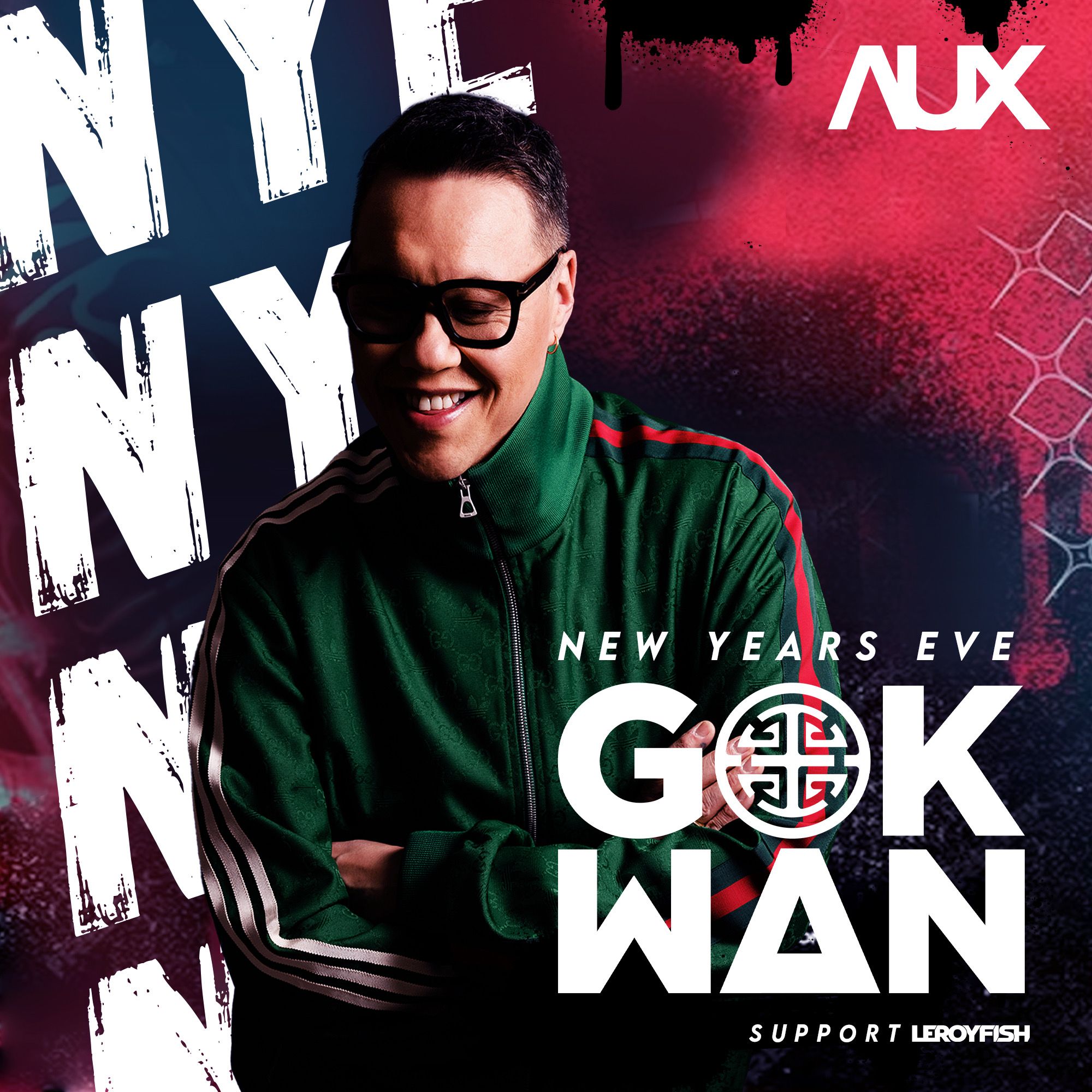NEW YEARS EVE - GOK WAN LIVE at AUX, Guildford on 31st Dec 2023 | Fatsoma