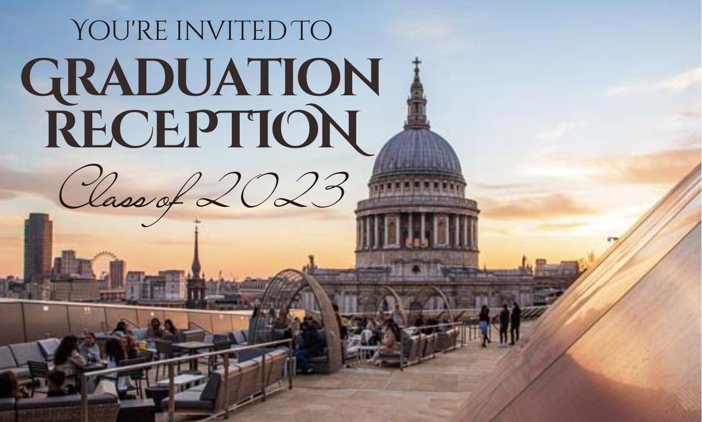 MSc Graduation Reception at Madison, London on 23rd Jan | Fatsoma