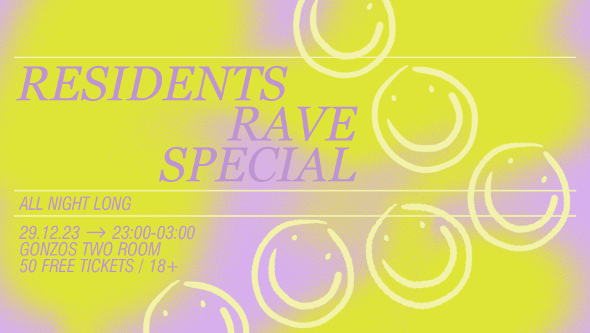 Residents Rave at Gonzo's Tea Room, Norwich on 29th Dec 2023 | Fatsoma