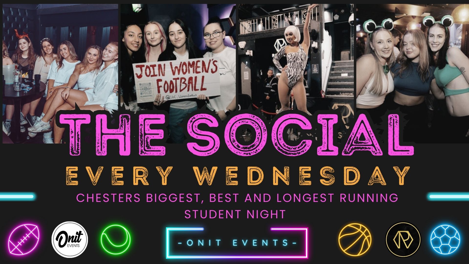 Onit Events - The Social at Rosies - Chester, Chester on 10th Jan | Fatsoma