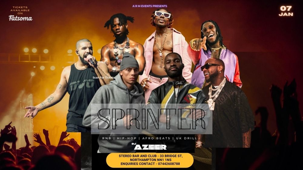 Sprinter at Stereo Bar and Club, Northampton on 7th Jan | Fatsoma