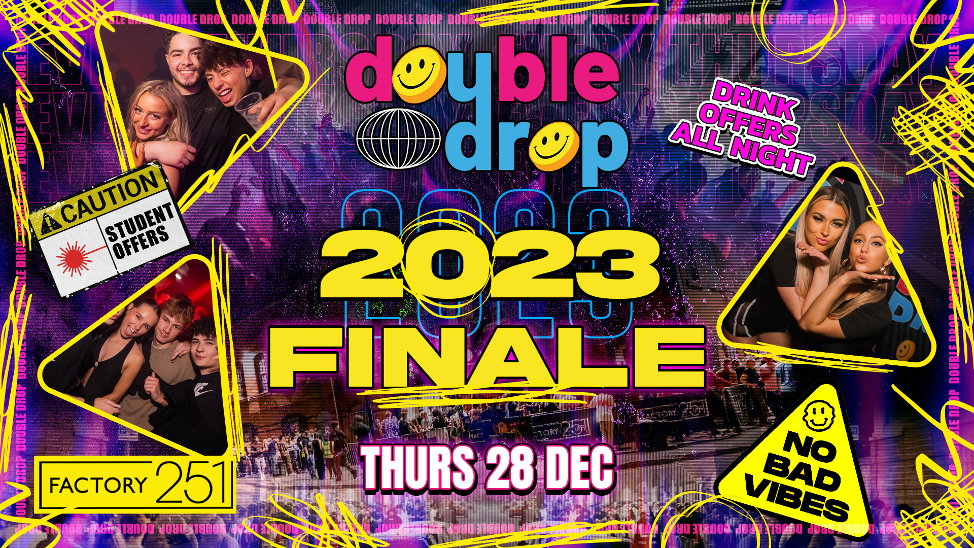 DOUBLE DROP 2023 FINALE ⚠️ FACTORY !! Manchester's Biggest Thursday 2 ...