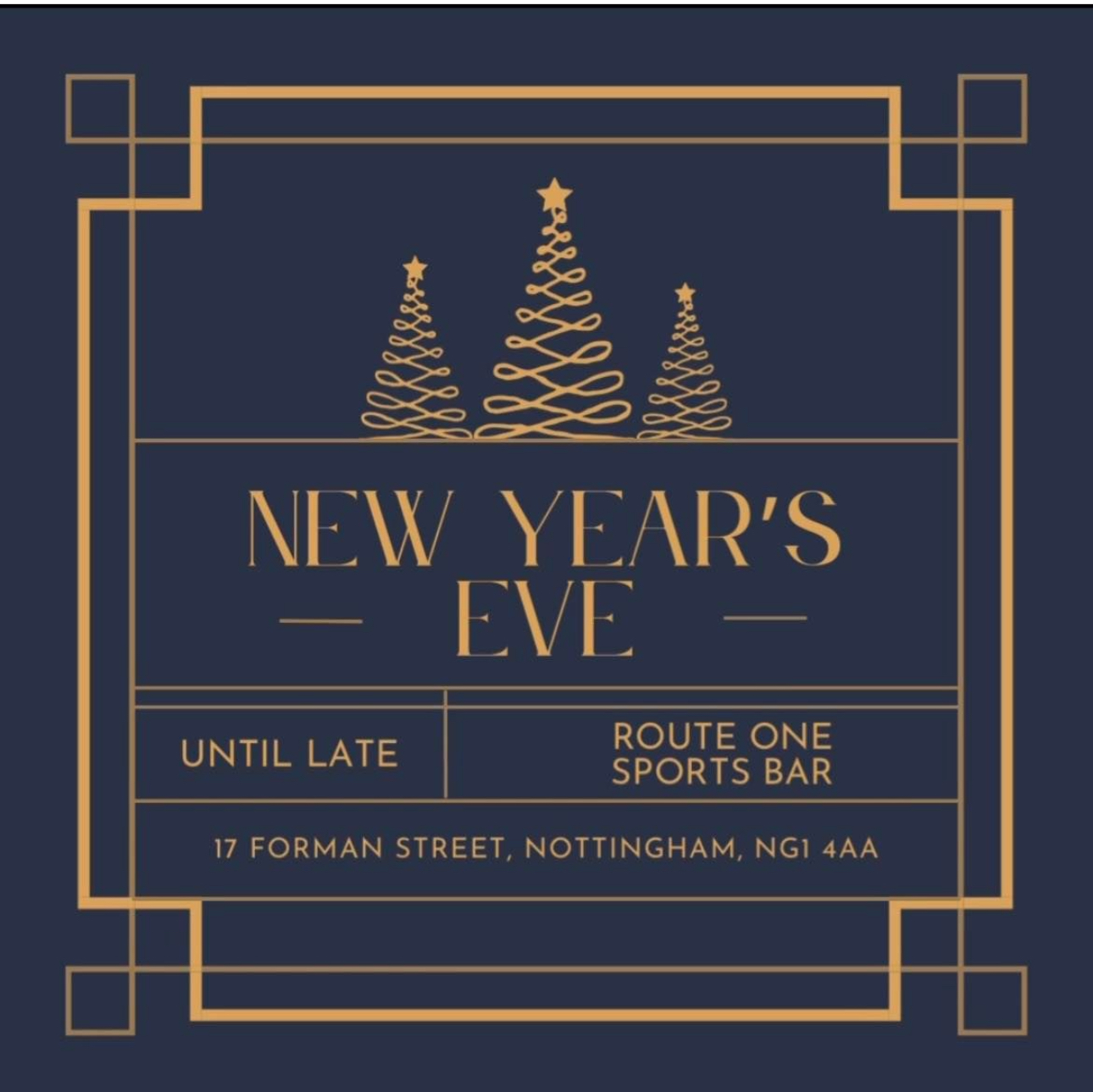 ROUTE ONE FREE NYE BASH!! at Route One, Nottingham on 31st Dec 2023 ...