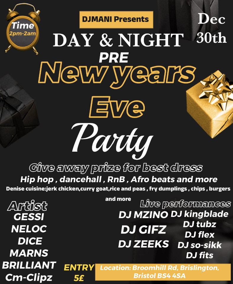 (DAY AND NIGHT) New years Christmas party at The Good Intent, Bristol ...