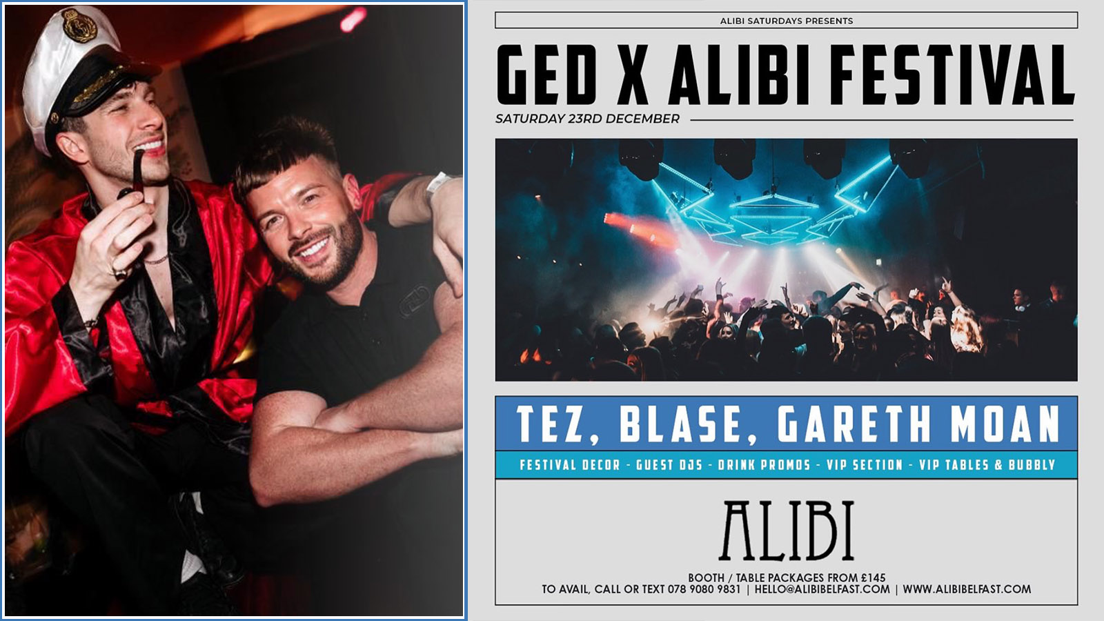 Ged x Alibi Xmas Festival 🎄🎅 at Alibi, Belfast on 23rd Dec 2023 | Fatsoma