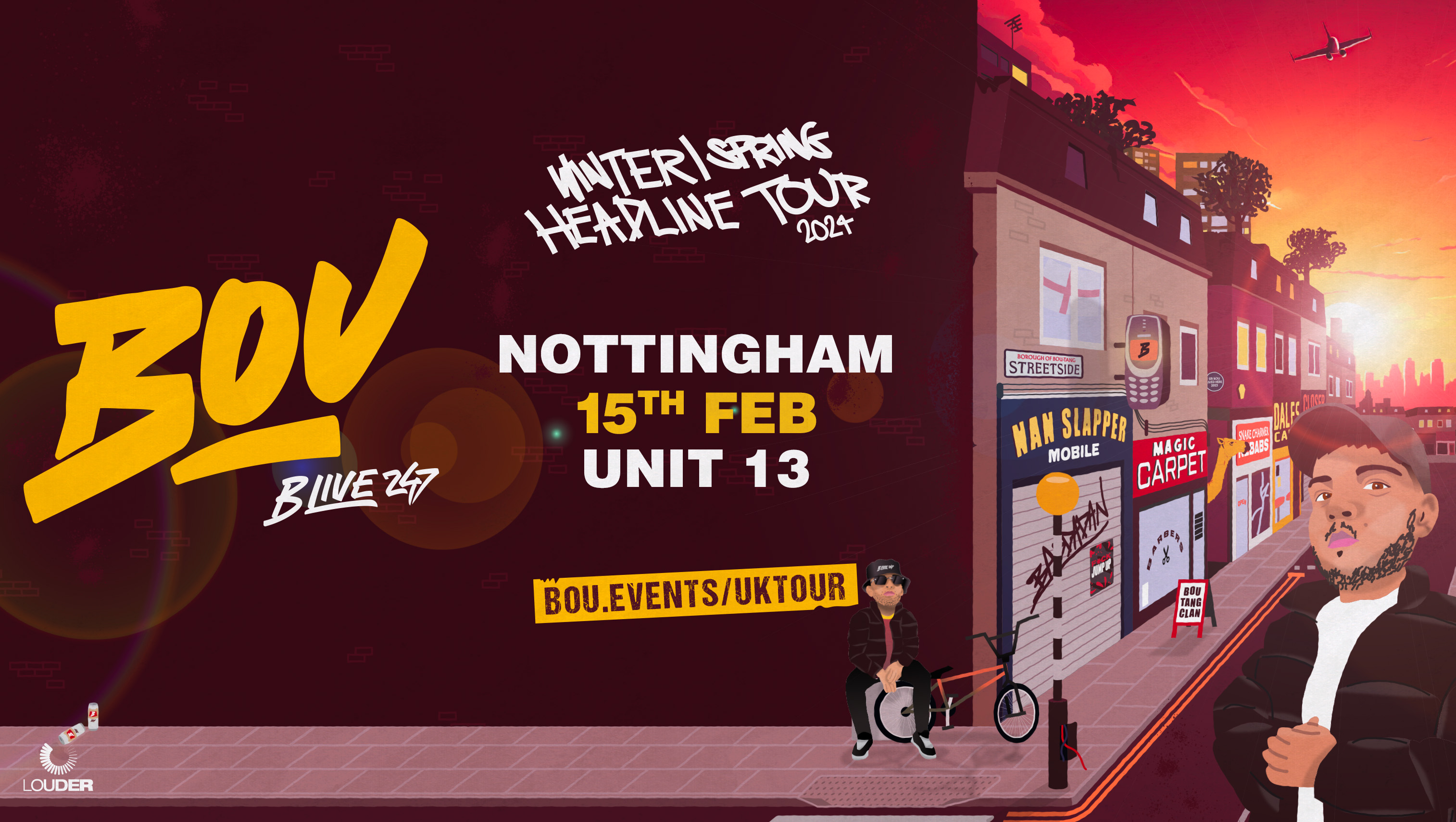 Detonate presents: BOU at Unit 13, Nottingham on 15th Feb | Fatsoma