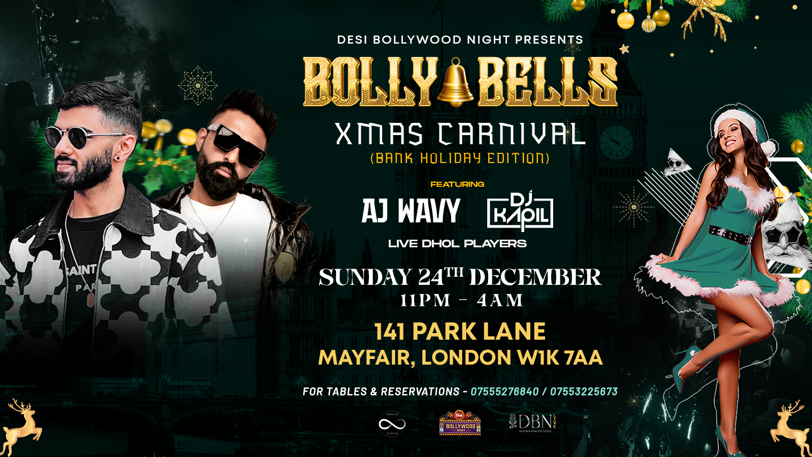 Bolly Bells Christmas Carnival ( Ft. Mashup King DJ AJ Wavy ) at 141 ...