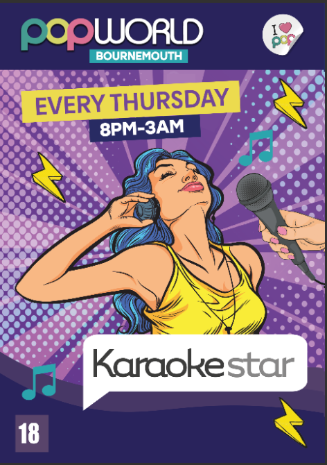 KARAOKESTAR THURSDAYS at Popworld Bournemouth, Bournemouth on 21st Dec ...