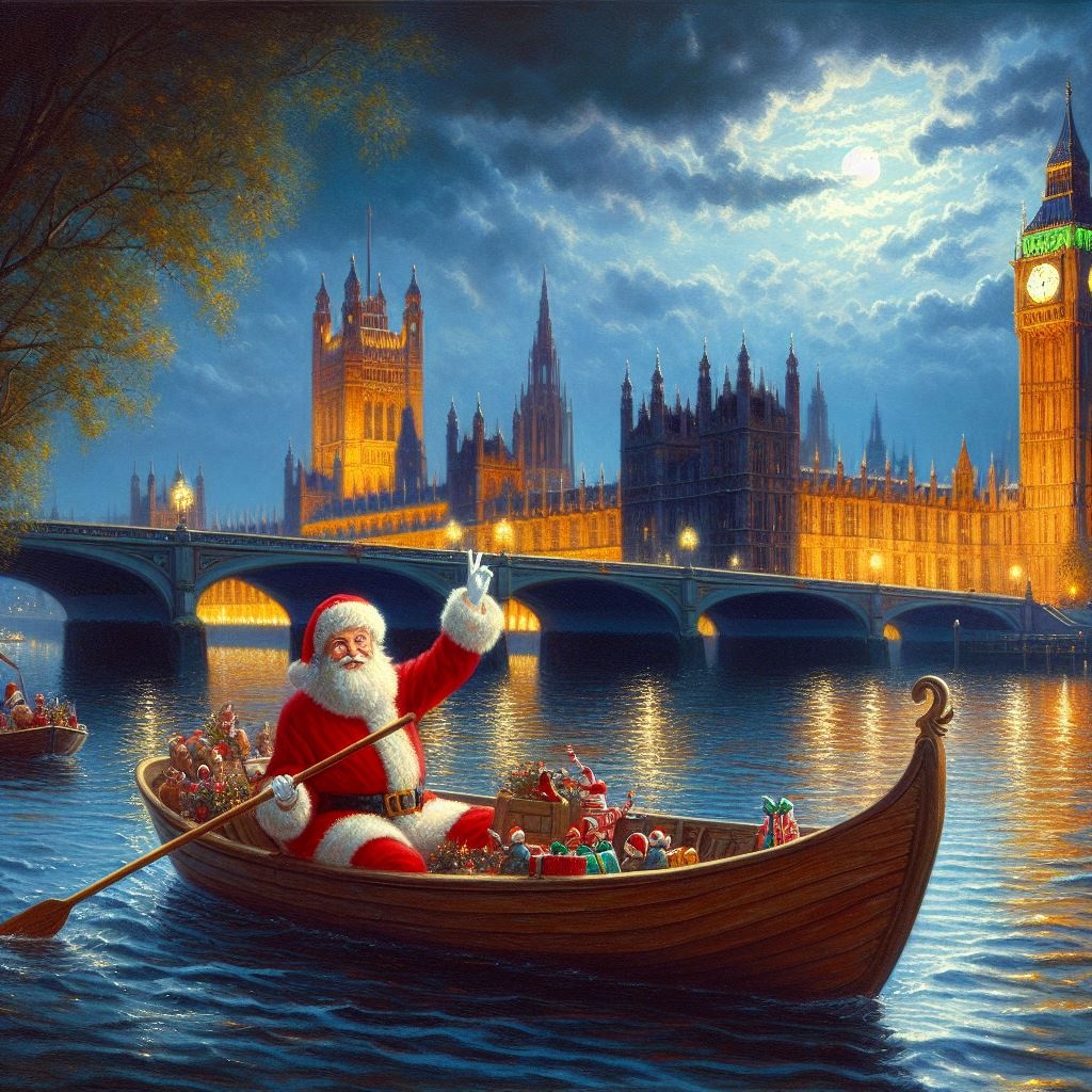 Christmas party tomorrow on a Boat at Westminster Millennium Pier ...