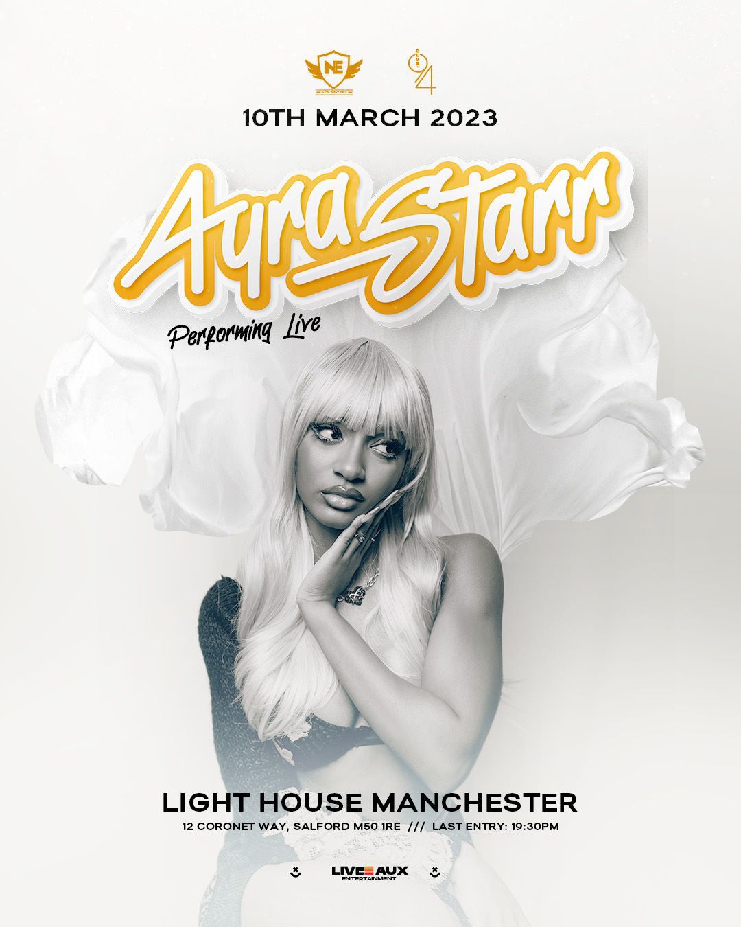 Ayra Starr performing Live 🔥 at The Lighthouse Venue, Eccles on 10th ...