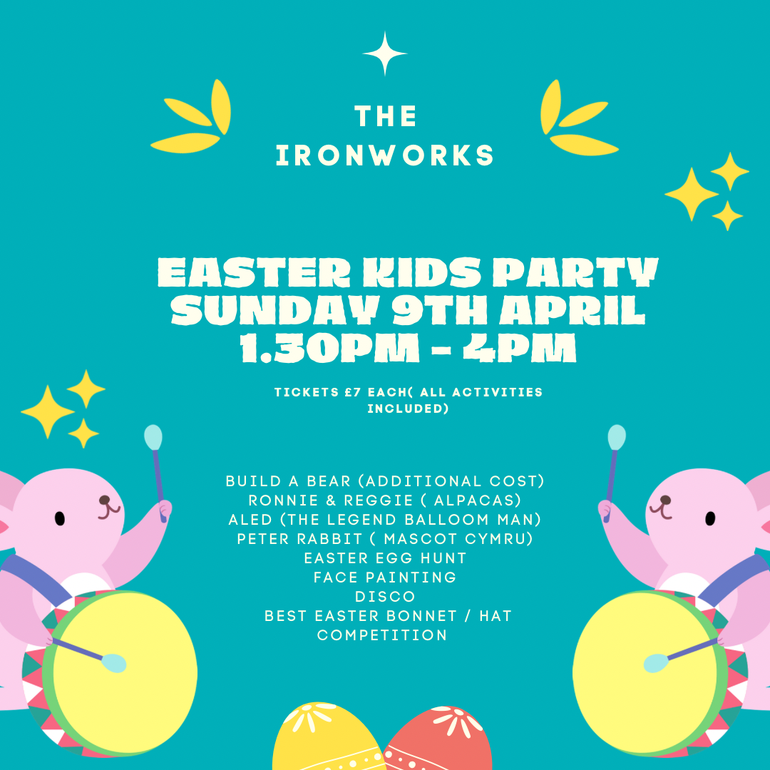 Kids Easter Party at Ironworks, Wrexham on 9th Apr 2023 | Fatsoma