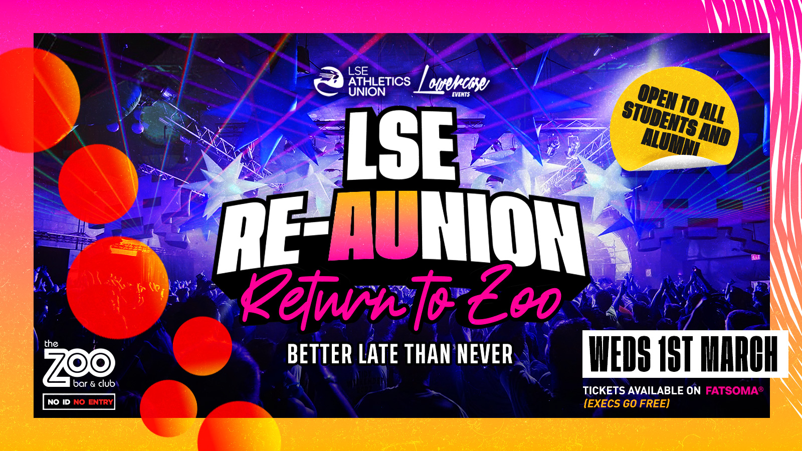 The Official LSE AU Sports Night - RE-AUNION SPECIAL @ Zoo Bar! at Zoo ...