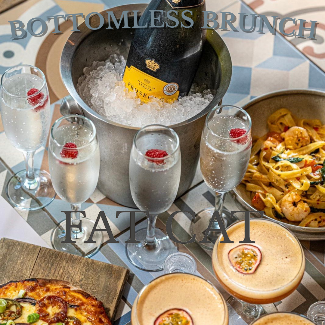 🍹BOTTOMLESS BRUNCH with COCKTAILS or PROSECCO🍾 at Fat Cat Cafe Bar ...