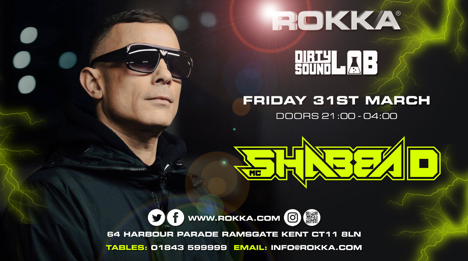 MC SHABBA D LIVE @ ROKKA at ROKKA, Ramsgate on 31st Mar 2023 | Fatsoma