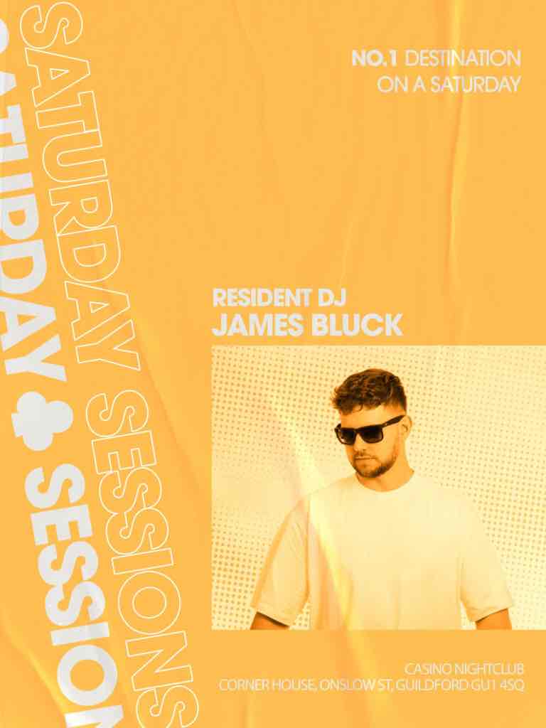 Saturday Sessions at Casino Nightclub, Guildford on 1st Apr 2023 | Fatsoma