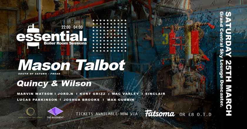 Essential. Boiler Room Sessions ft. Mason Talbot / Grand Central Sky ...