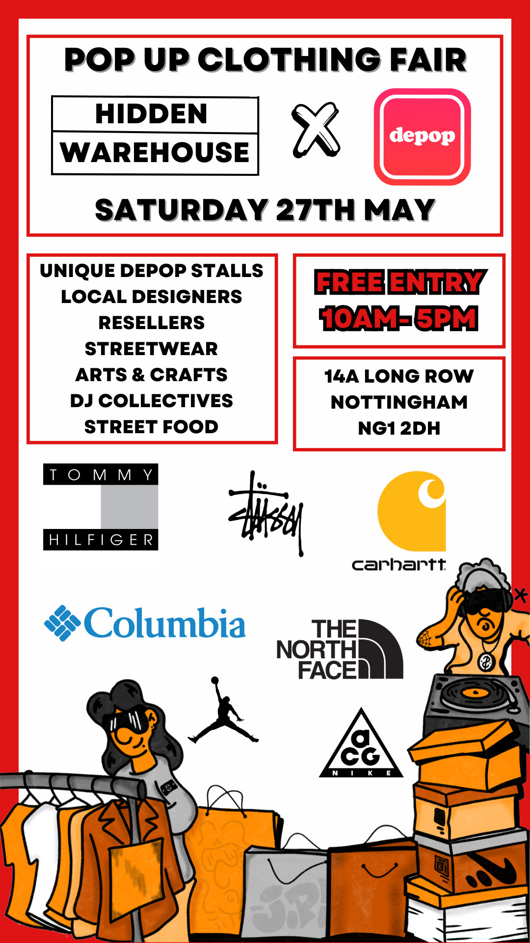 Depop Vintage Fair at Hidden Warehouse, Nottingham on 27th May | Fatsoma Depop Vintage Fair at Hidden Warehouse, Nottingham on 27th May | Fatsoma