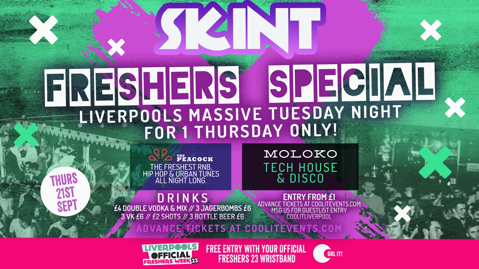 DAY 5 - OFFICIAL - EVENT 1 - Liverpool Freshers 2023 - SKINT : Freshers ...