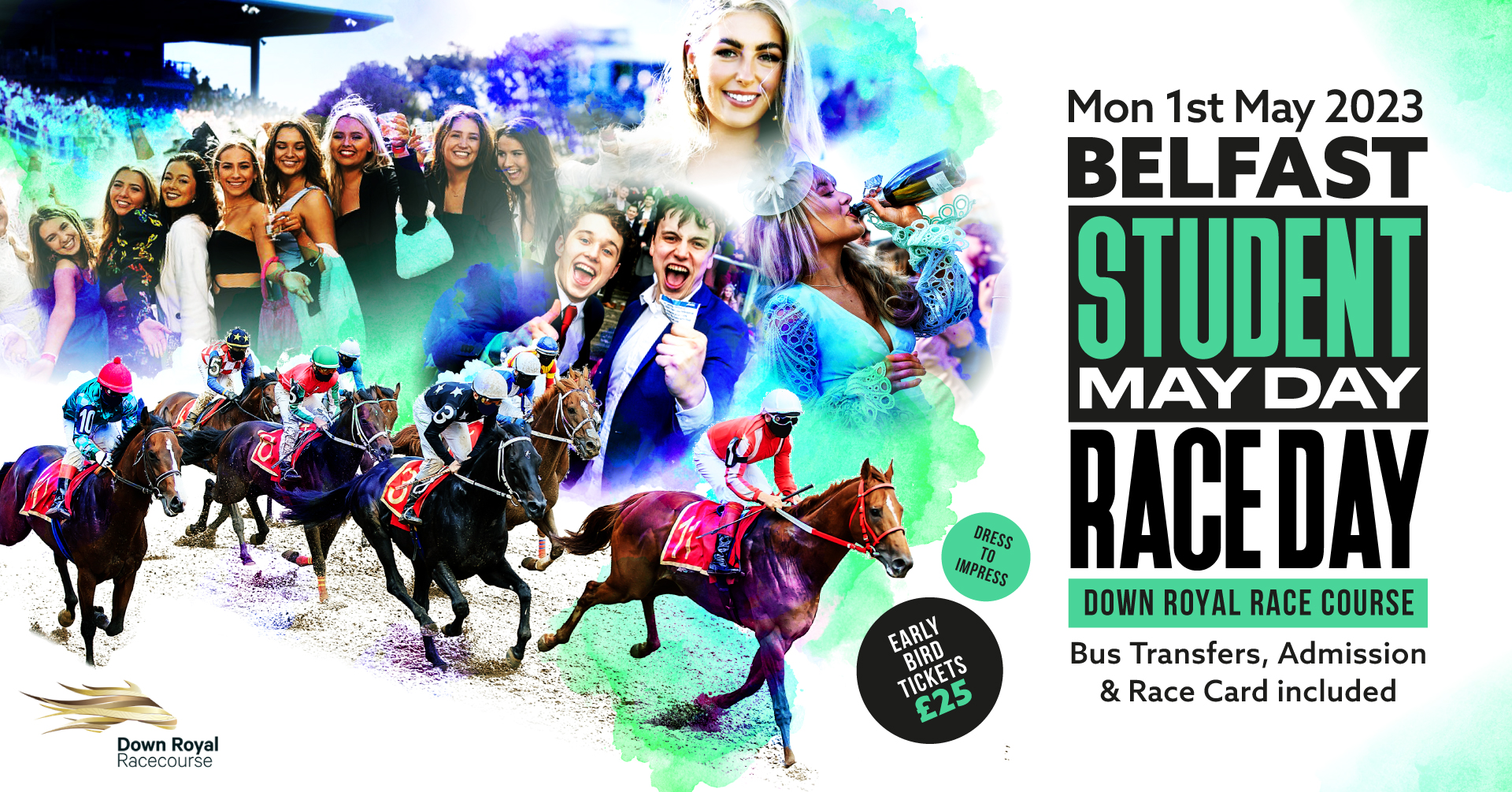 May Day end of Semester Special - Belfast Student Races @ Down Royal ...