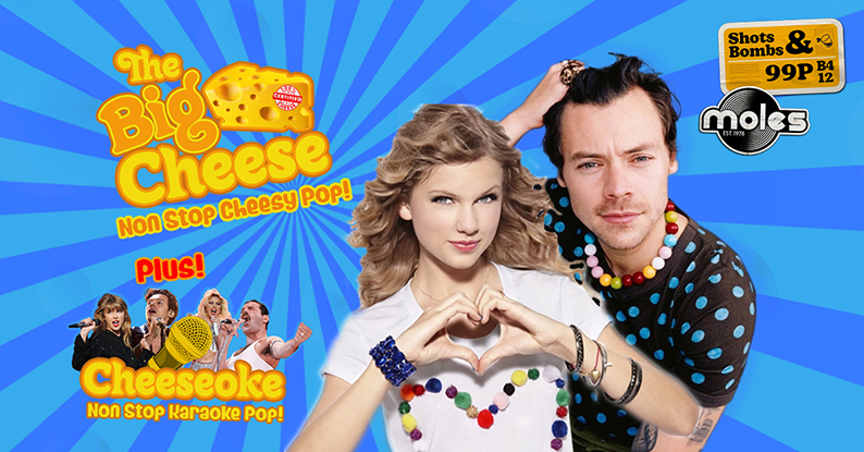 The Big Cheese - Non Stop Cheesy Pop! Plus: Cheeseoke Karaoke Room! at ...