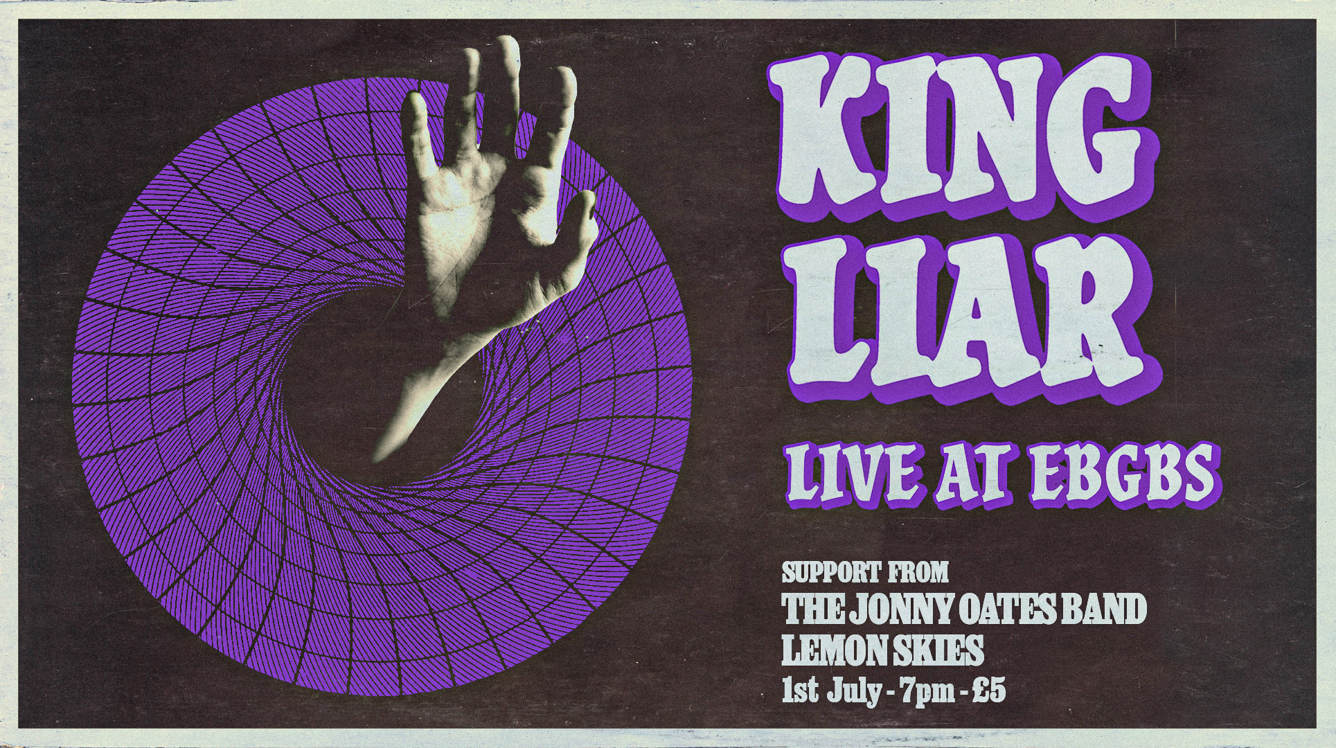 King Liar - Live at EBGBS w/ The Jonny Oates Band & Lemon Skies at ...