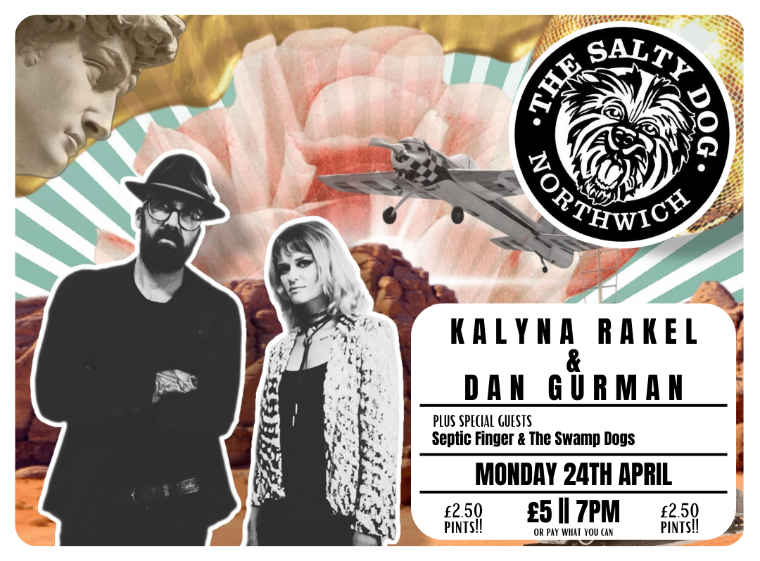 Kalyna Rakel & Dan Gurman plus special guest Septic Finger & The Swamp ...