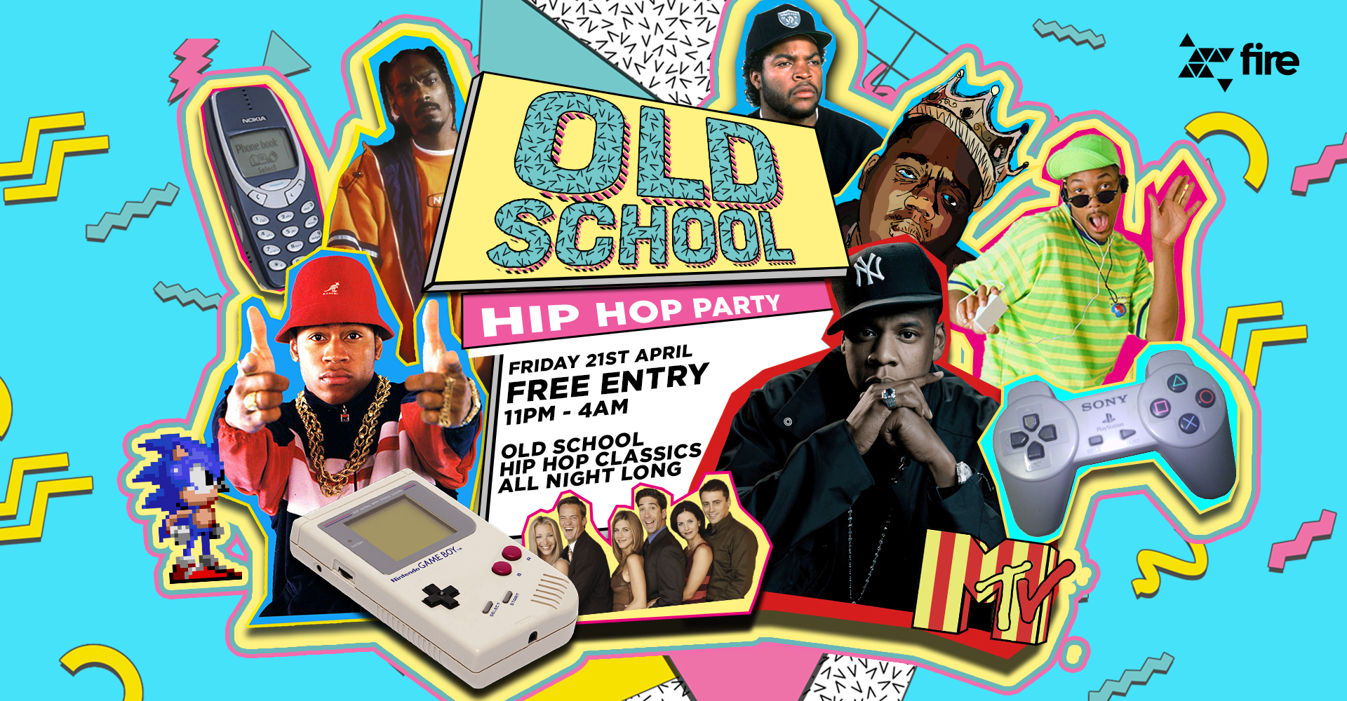 Old School Hip Hop Party - FREE ENTRY at FIRE Nightclub, London on 21st ...