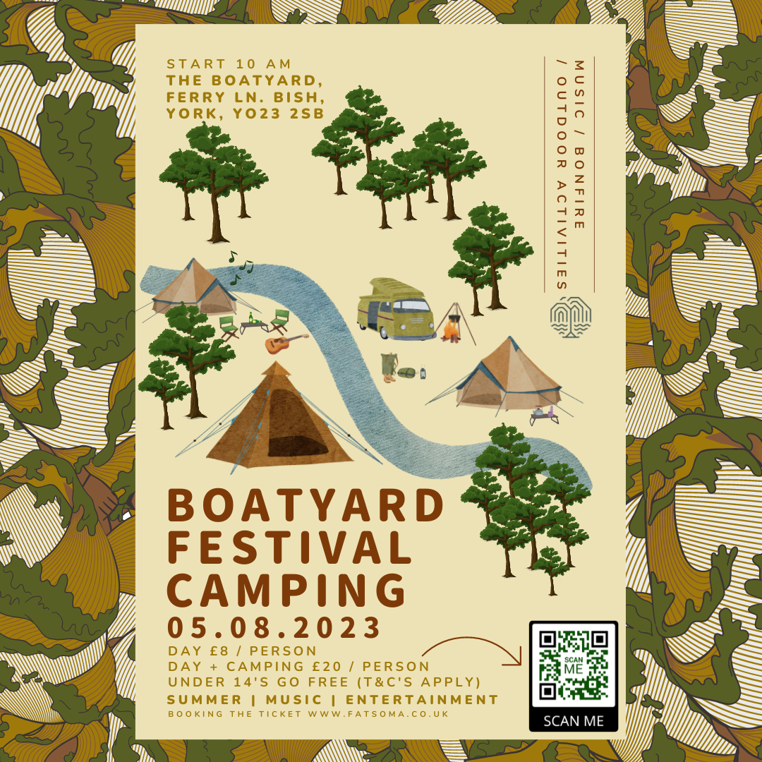 The Boatyard Festival 2023 Adult (14yrs+) Camping Ticket at The ...