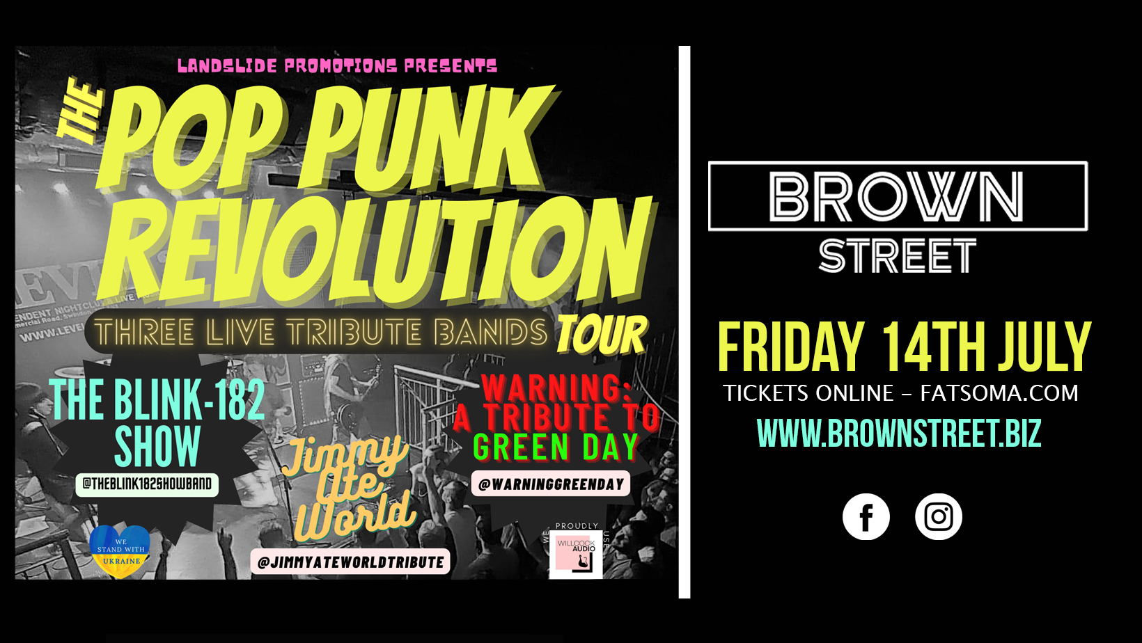 Pop Punk Revolution Tour 2023! - The Blink 182 Show / A tribute to ...