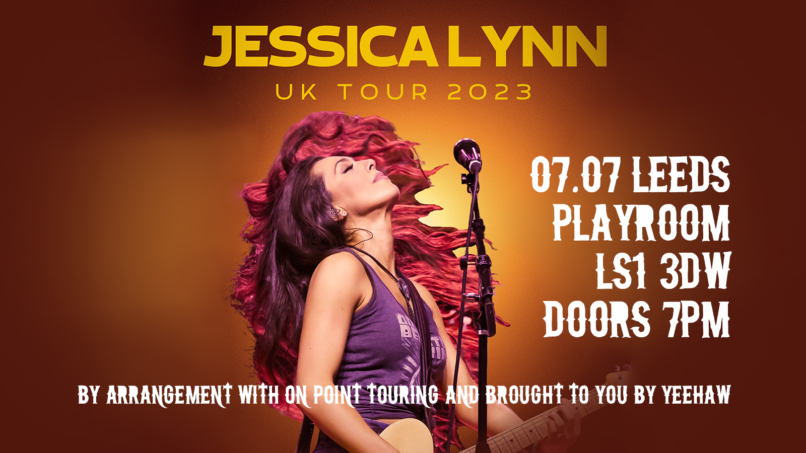 Jessica Lynn LIVE @ Leeds at Playroom Leeds, Leeds on 7th Jul 2023 ...