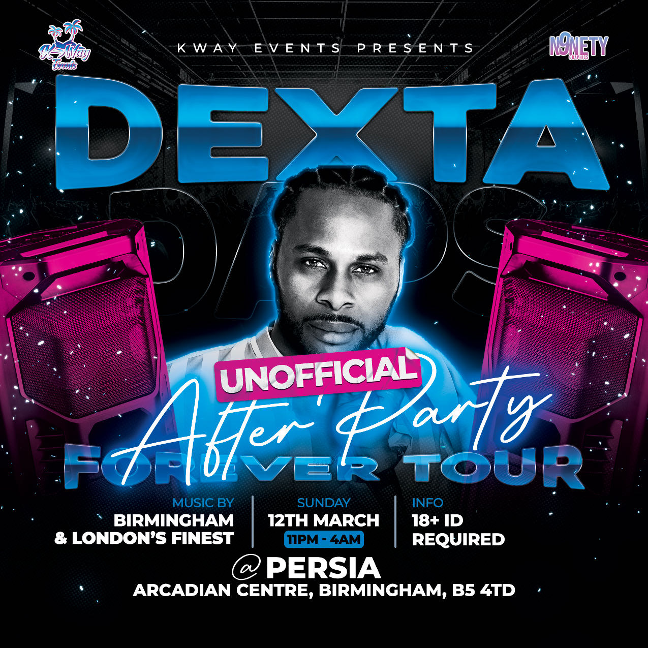 FOREVER TOUR - Dexta Daps Unofficial After Party! at Persia, Birmingham ...
