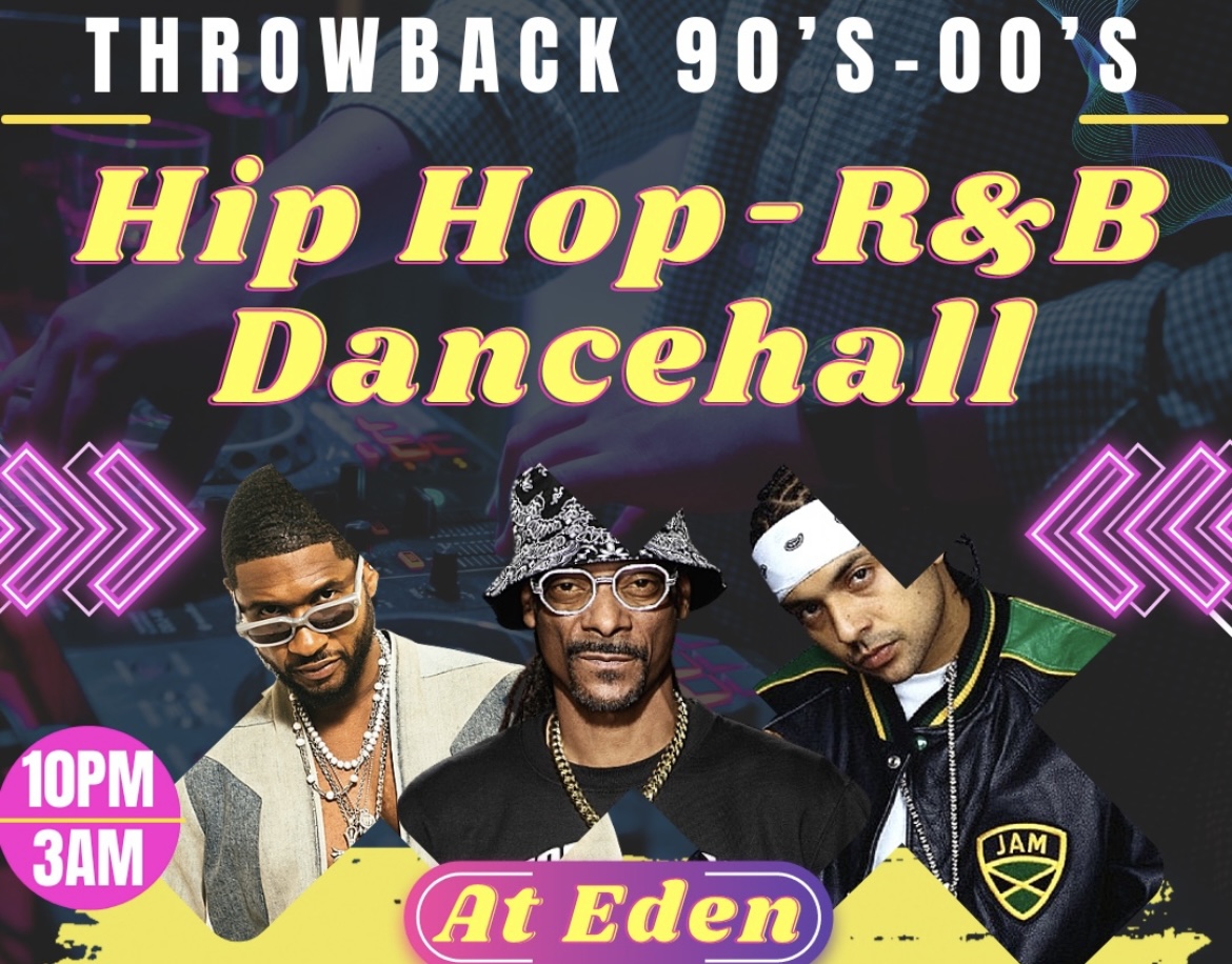 THROWBACK 90/00’s - Hip Hip, RnB, Dancehall at Eden, Portsmouth on 1st ...