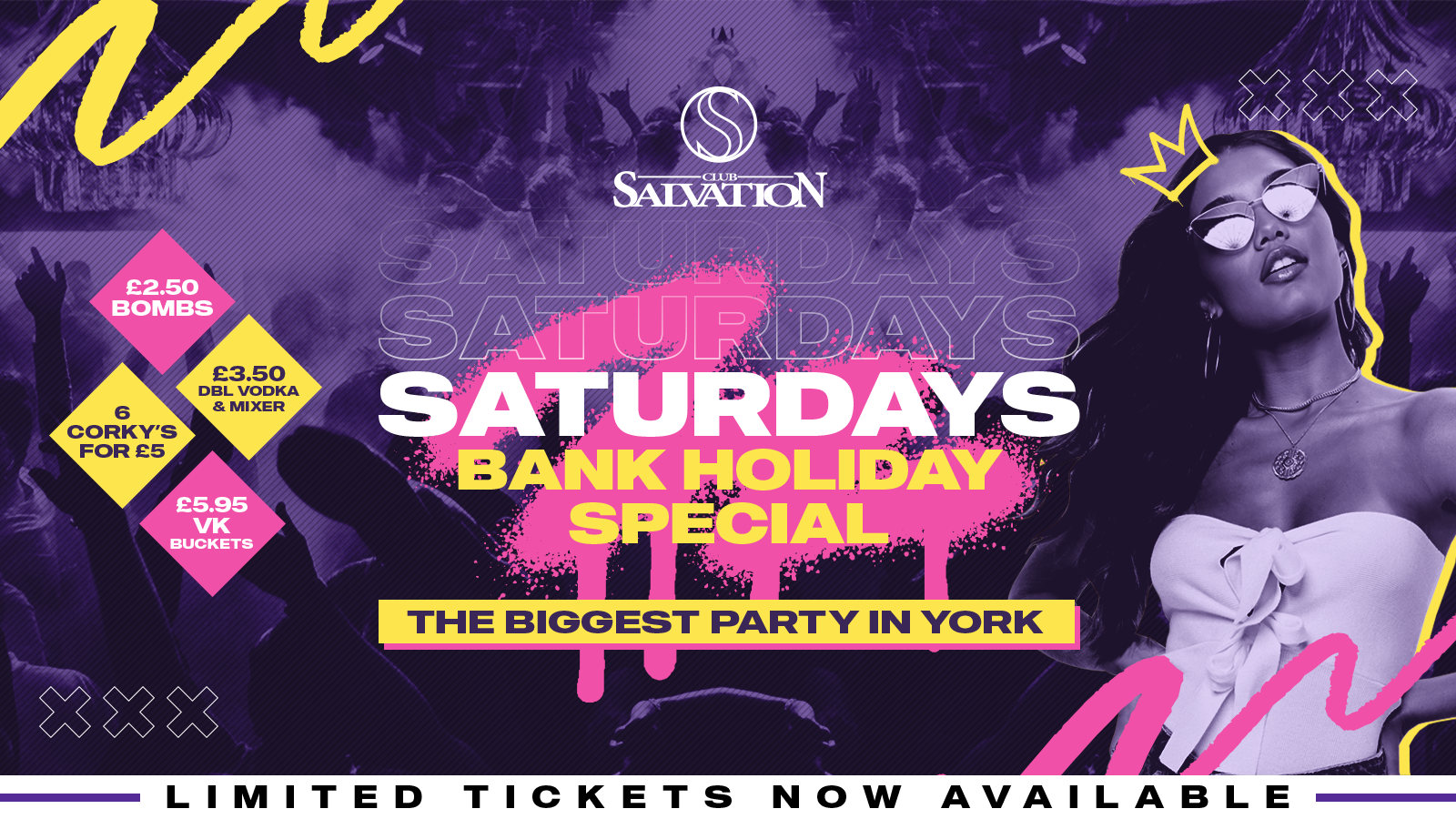 Salvation Saturdays - Bank Holiday Special at Club Salvation, York on ...