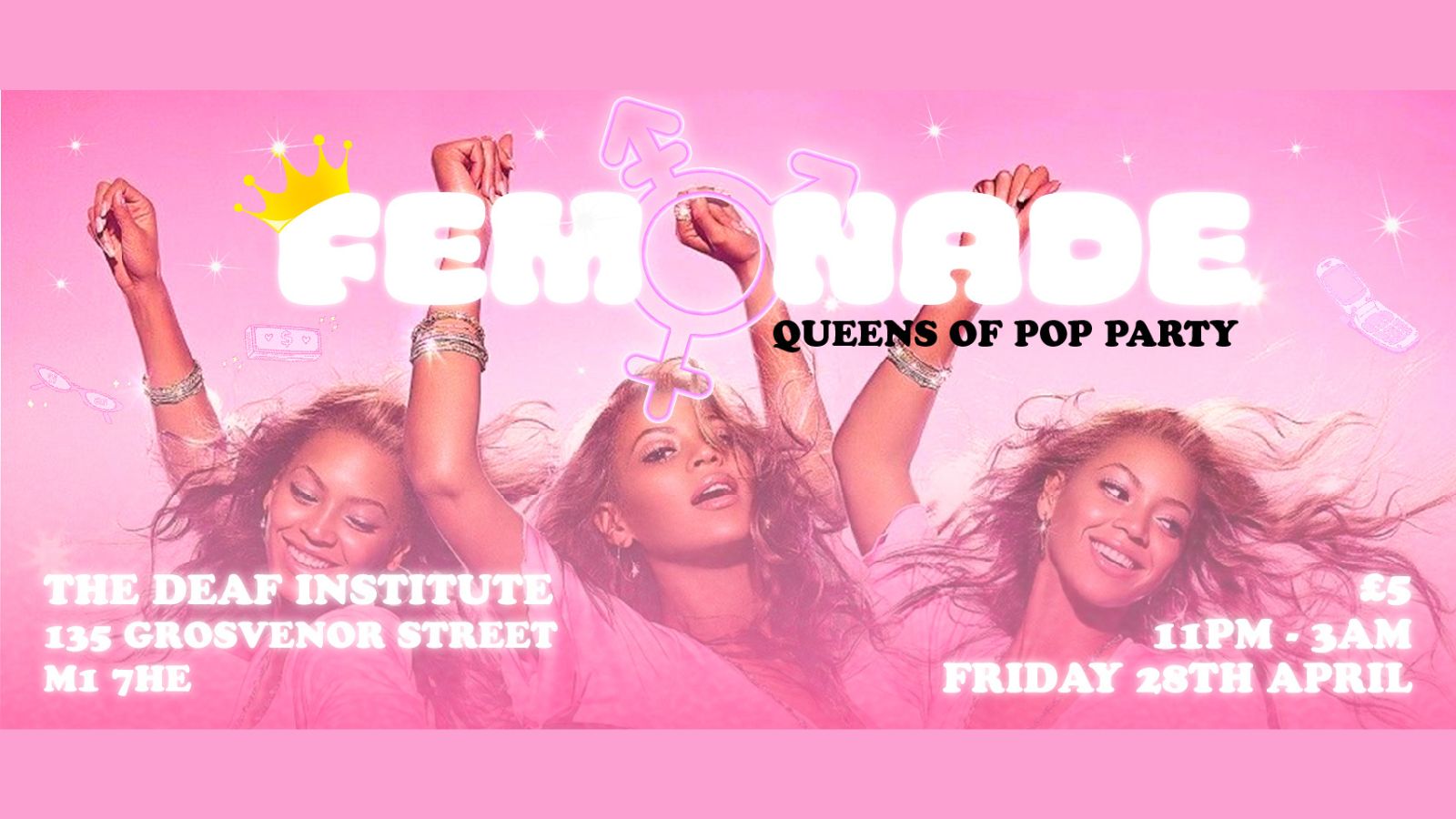 Femonade Queens Of Pop Party At The Deaf Institute Manchester On 28th Apr 2023 Fatsoma