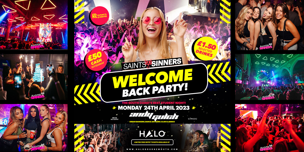 Saints & Sinners: The Welcome Back Bash! 🔊😈 at Halo Nightclub ...