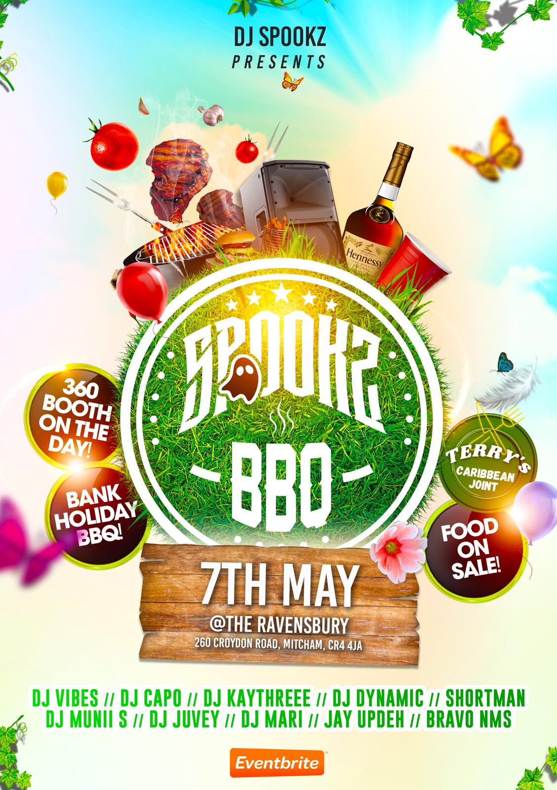 Spookz Bank Holiday BBQ at The Ravensbury, Mitcham on 7th May 2023 ...