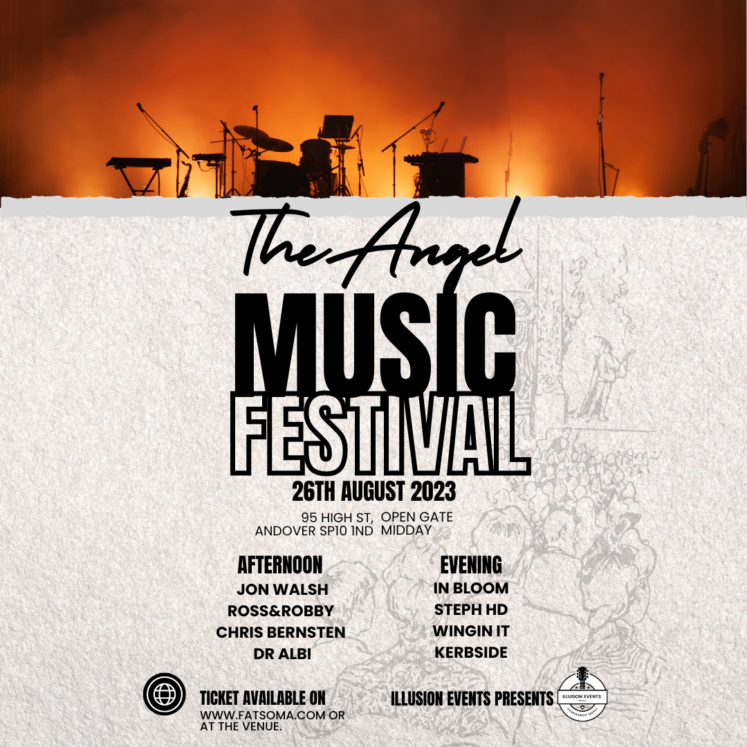 Angel Music Festival at The Angel Inn, Andover on 26th Aug 2023 | Fatsoma