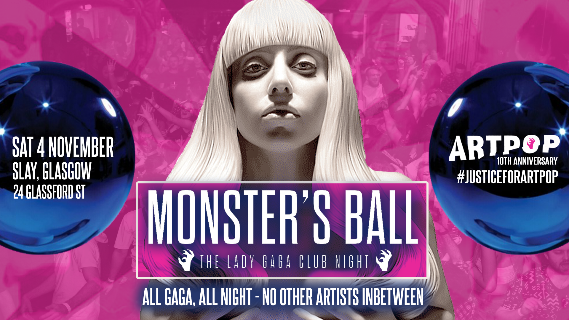 Monster's Ball: ARTPOP 10th Anniversary - The Lady Gaga Club Night ...