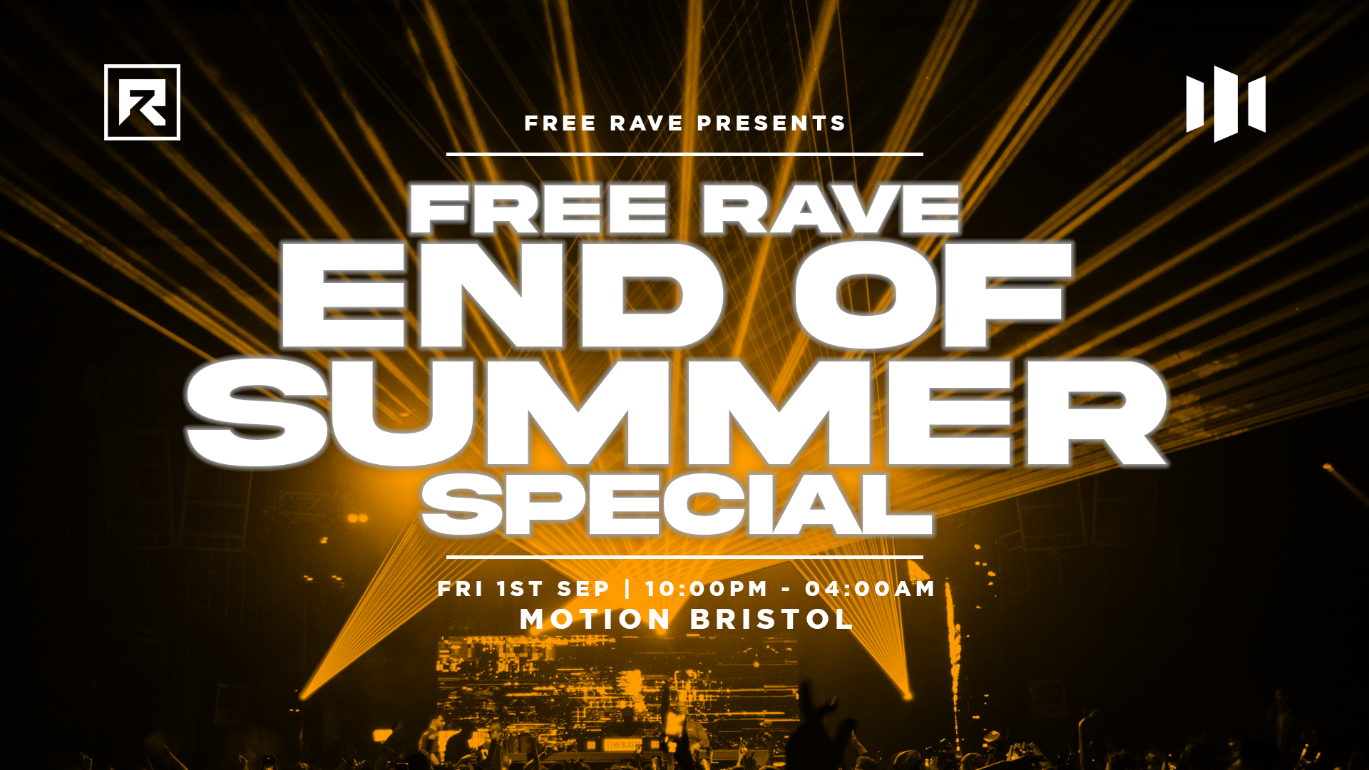 Free Rave - End of Summer Special at Motion, Bristol on 1st Sep 2023 ...