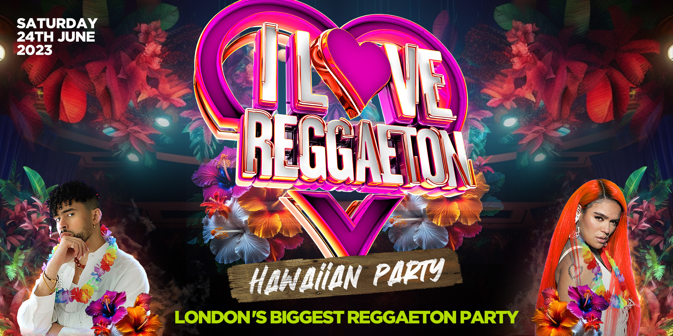 I LOVE REGGAETON 'HAWAIIAN PARTY' - LONDON'S BIGGEST REGGAETON PARTY ...