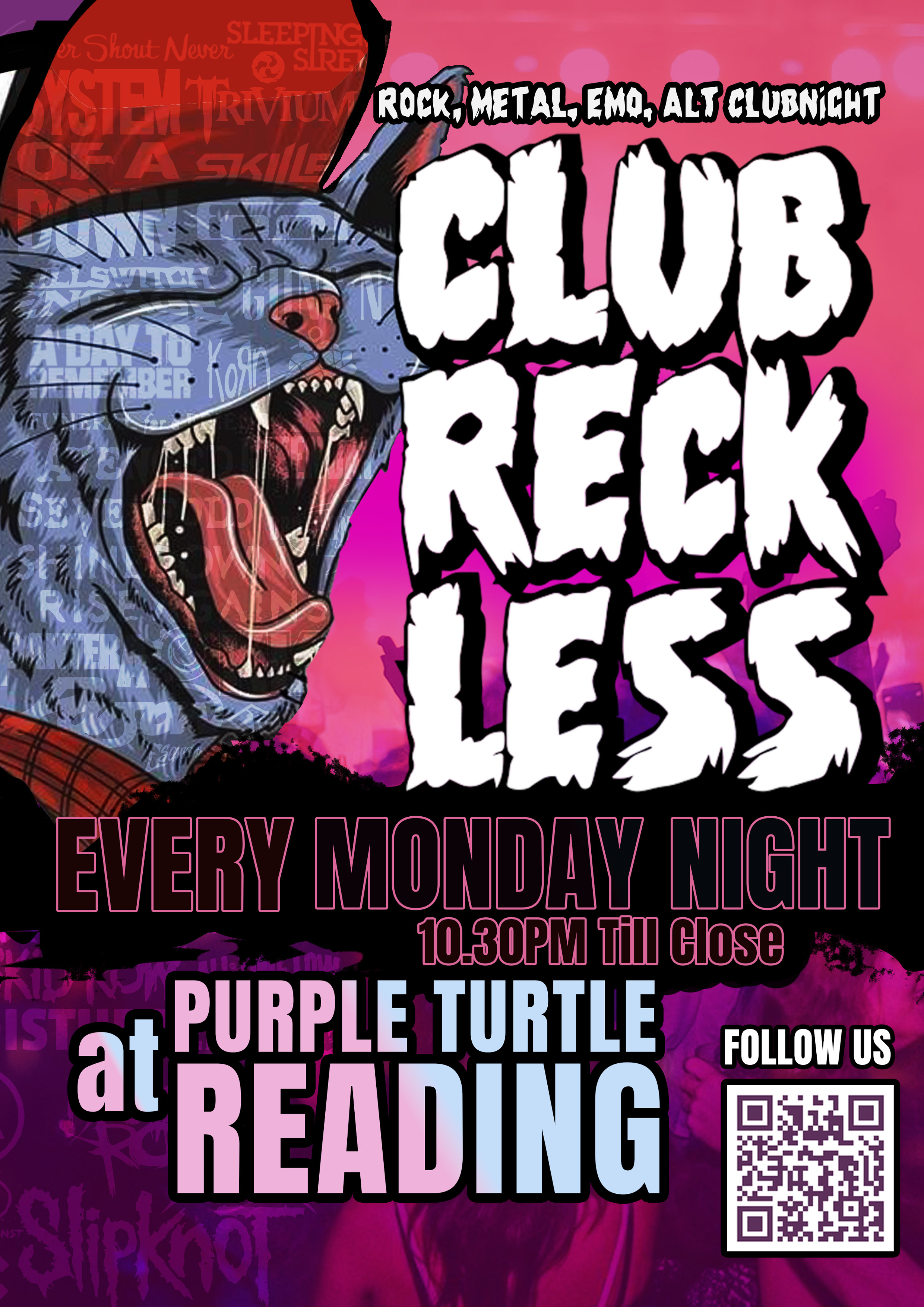 Club Reckless (Main Bar) at The Purple Turtle, Reading on 8th May 2023 ...