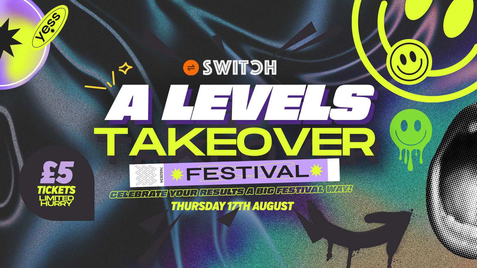 A Levels TakeOver Festival | The North Wests BIGGEST A Levels Rave at ...