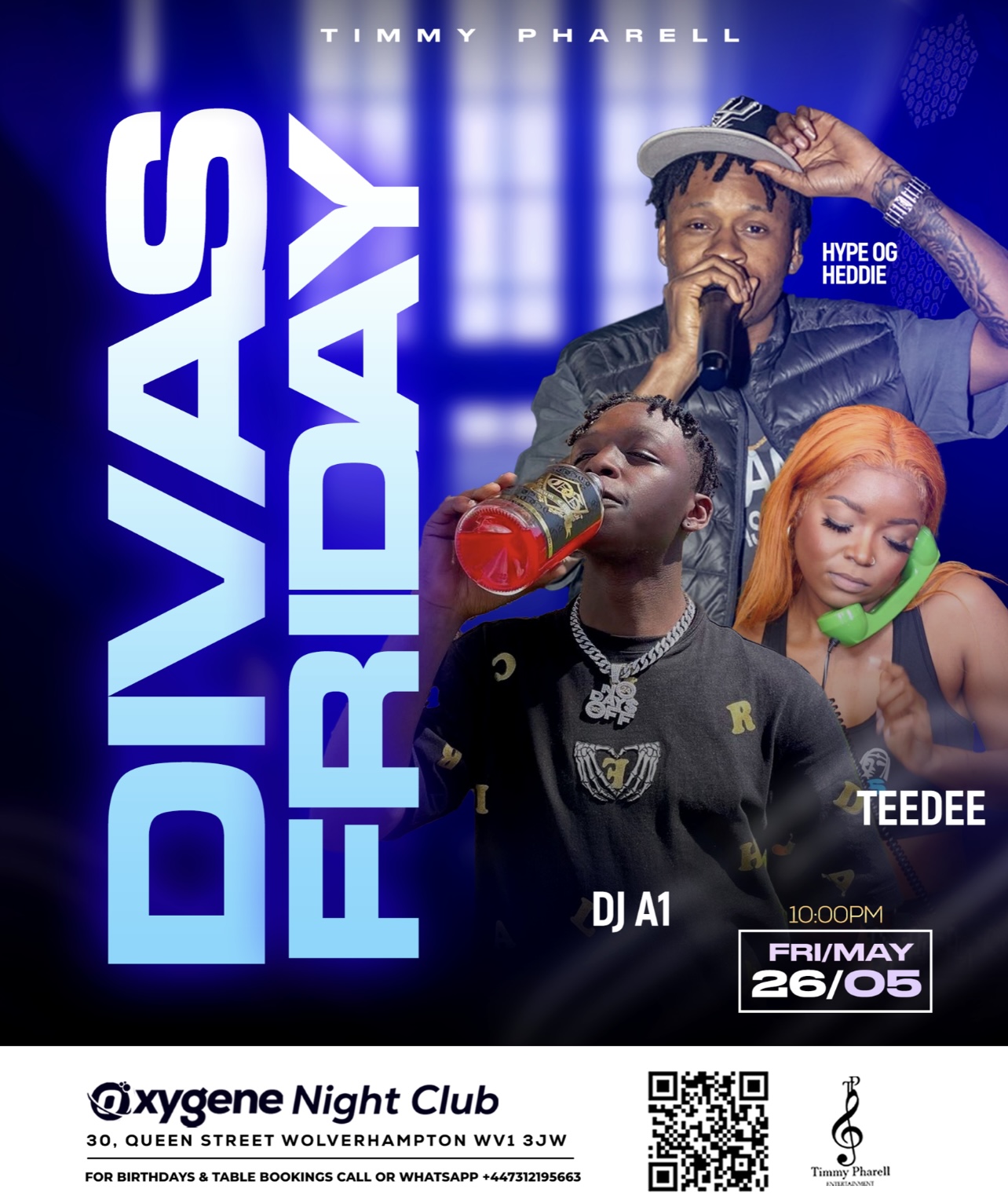 DIVAS FRIDAY at Club Oxygene , Wolverhampton on 26th May 2023 | Fatsoma
