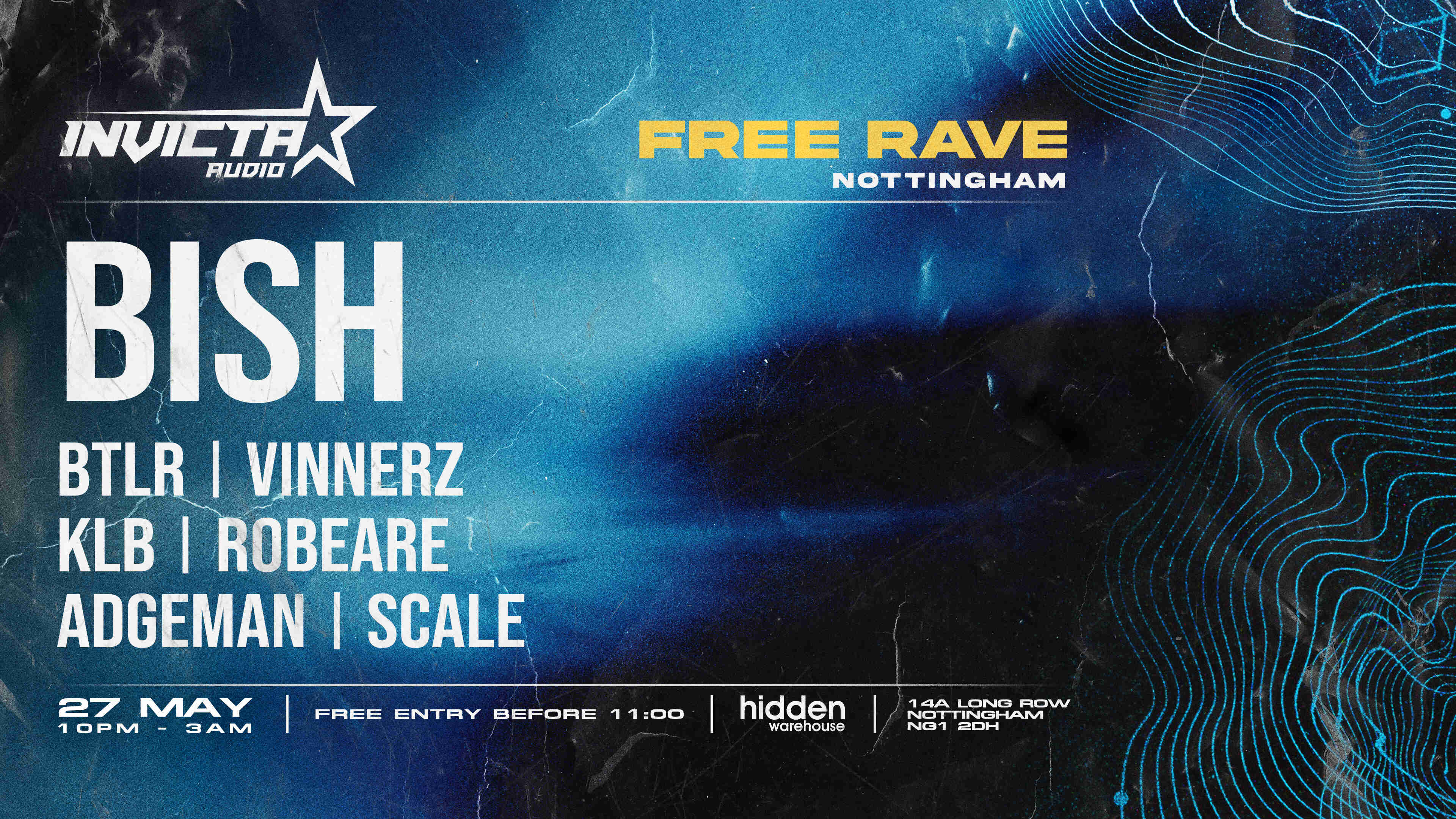 INVICTA AUDIO: Alien Laser Free Rave [Bank Holiday] at Hidden Warehouse ...