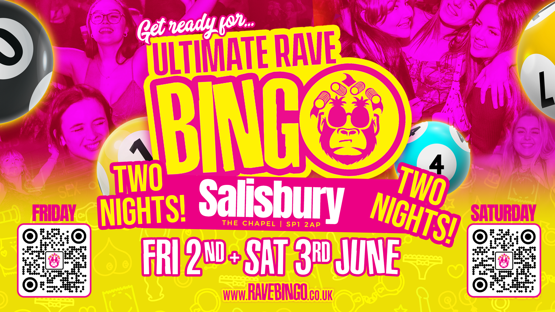 Ultimate Rave Bingo Salisbury Friday 2nd June at The Chapel Nightclub ...