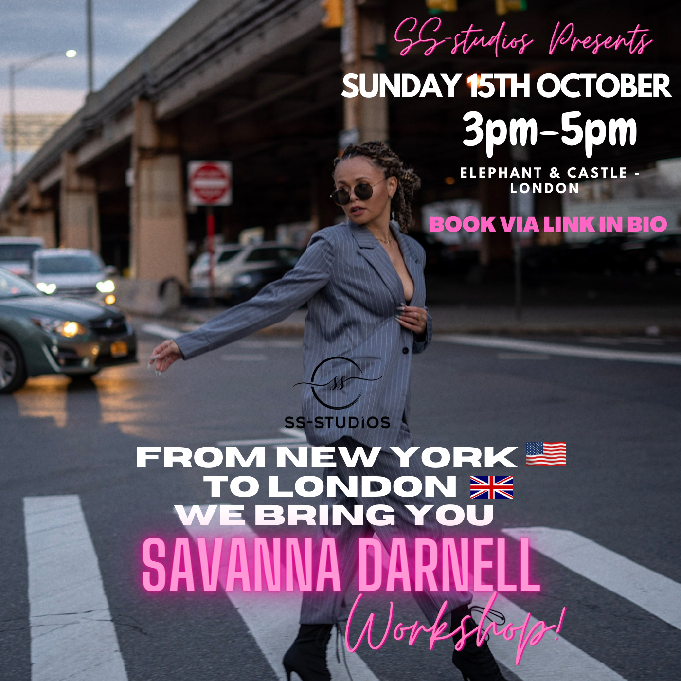 SS-STUDIOS X SAVANNA SAVVY HEELS WORKSHOP at Gymbox Elephant & Castle, London on 15th Oct 2023 ...