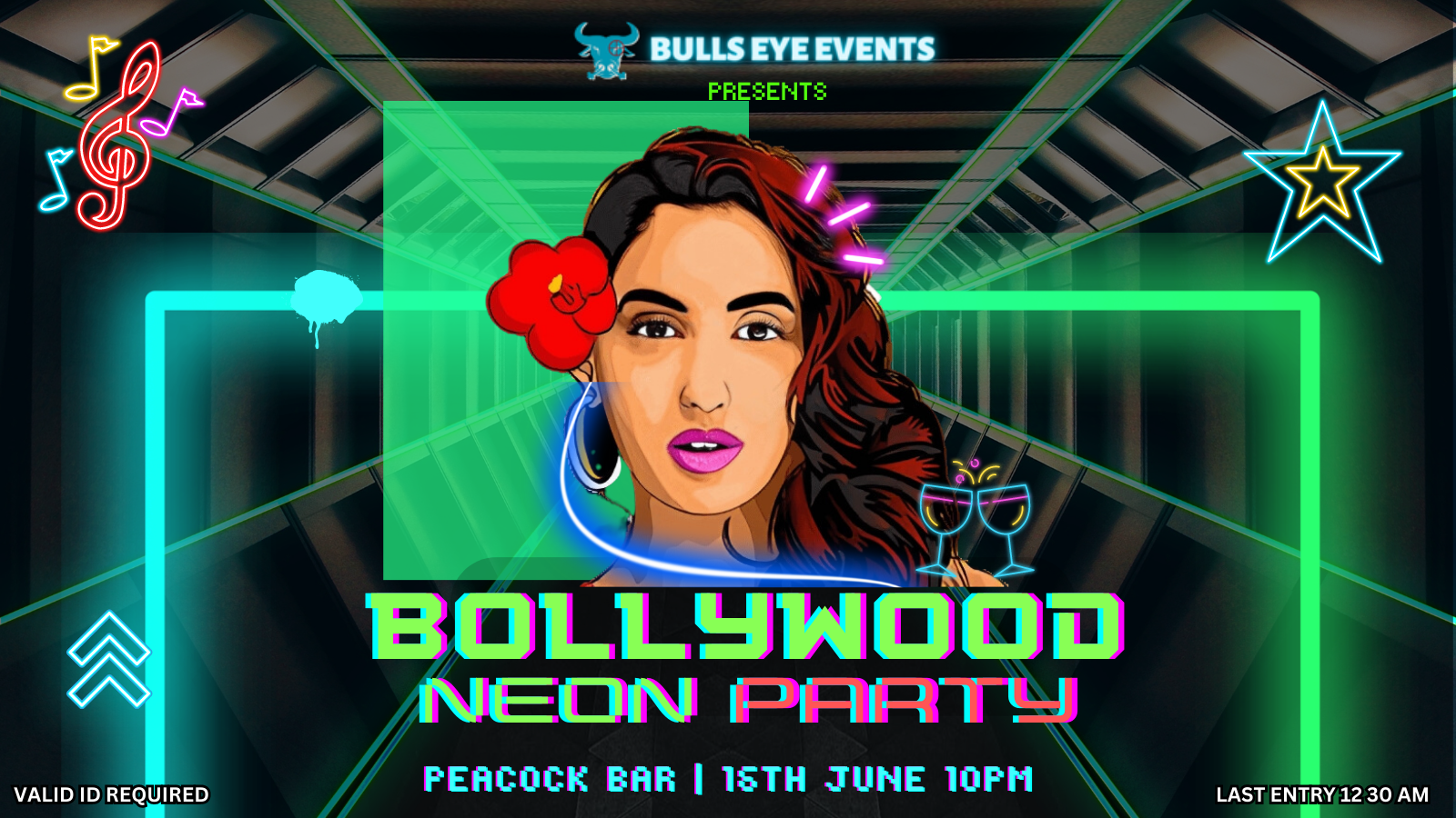Bollywood Neon Party | Peacock Liverpool at The Peacock, Liverpool on ...