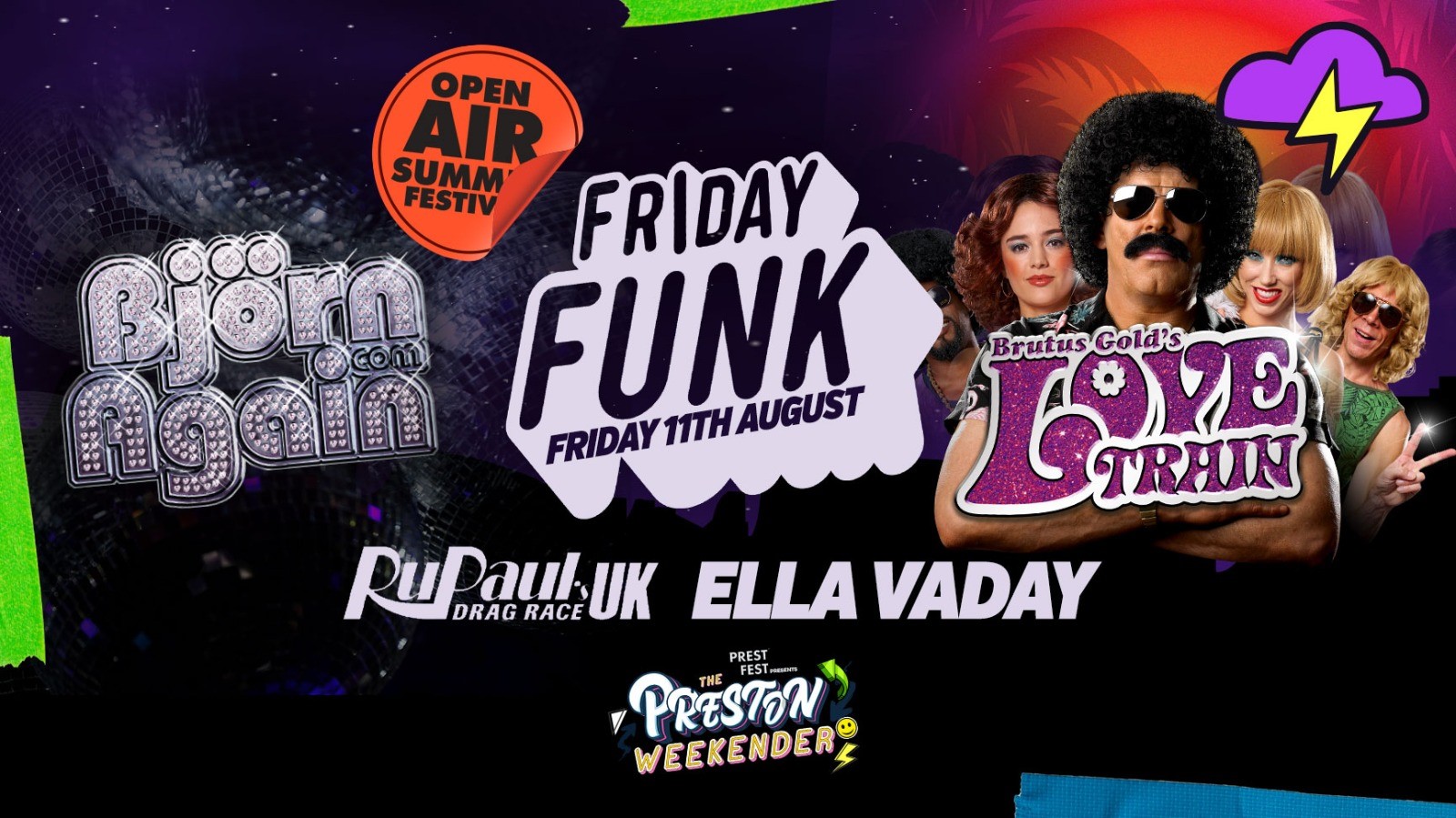 THE FRIDAY NIGHT FUNK at Preston Flag Market, Preston on 11th Aug 2023 ...